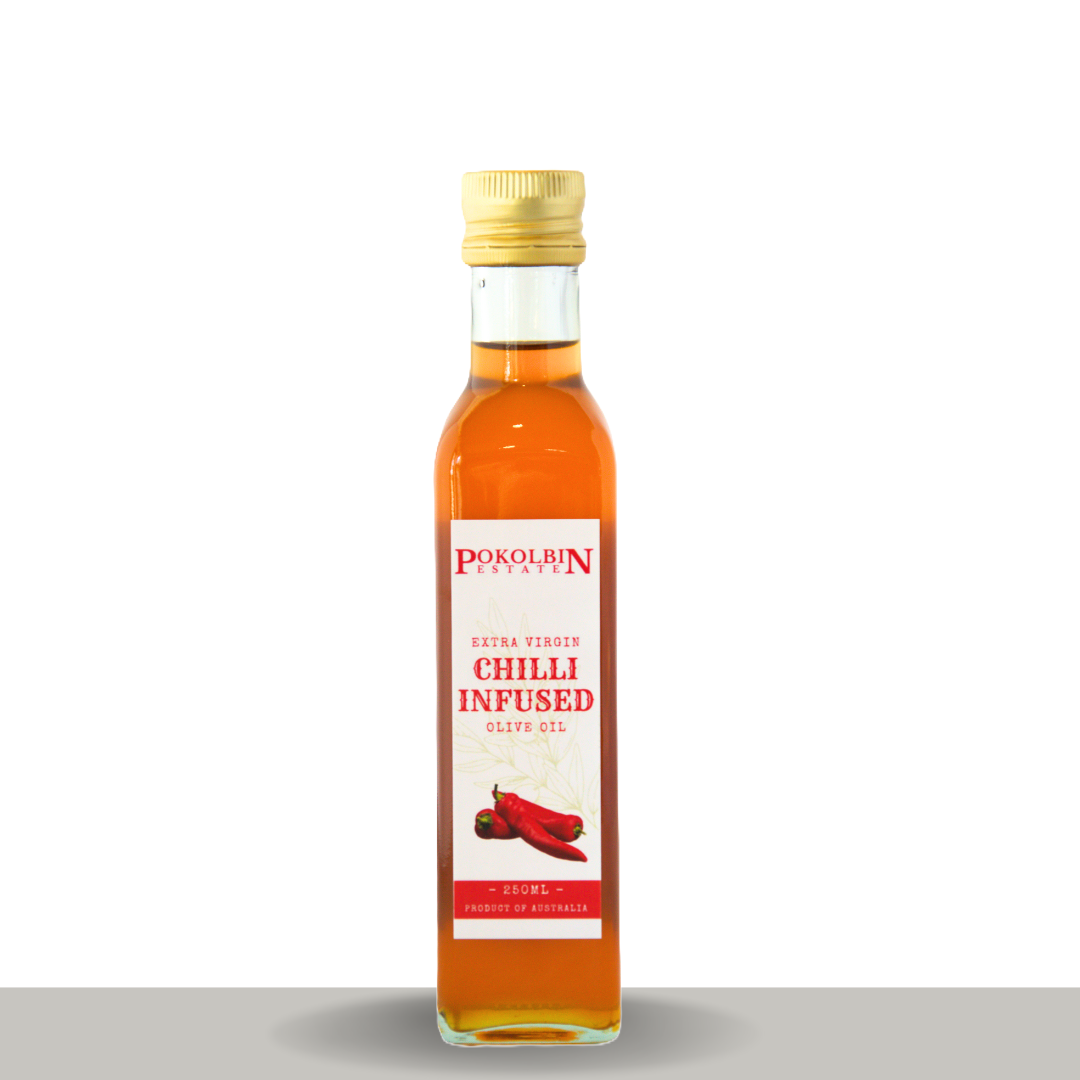 Chilli Infused Extra Virgin Olive Oil 250ml – Pokolbin Estate Vineyard